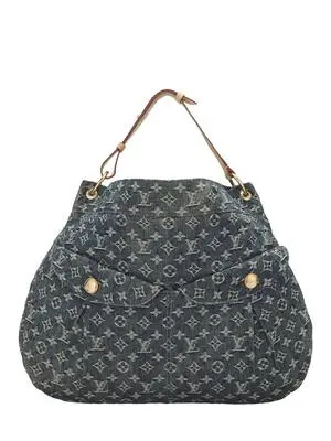 LOUIS VUITTON Monogram Denim Daily GM Navy