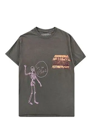 TRAVIS SCOTT Open Your Eyes Tee Iii - Grey