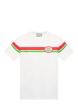 Gucci Logo Crew Neck T-shirt - White