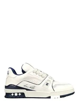 LOUIS VUITTON Trainer Low #54 Signature - White