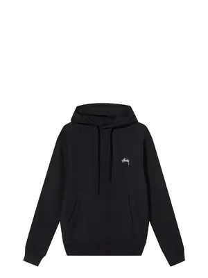 StÜssy Stock Logo Hoodie - Black