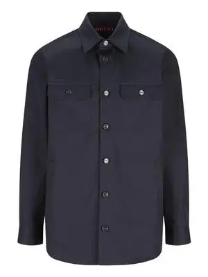 Gucci Cotton Shirt - Blue