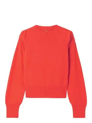 Sasuphi Cashmere Crewneck Sweater - Orange