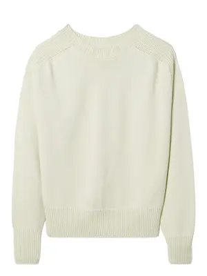 Sasuphi SASUPHI Cutout Cashmere Sweater Pastel Yellow