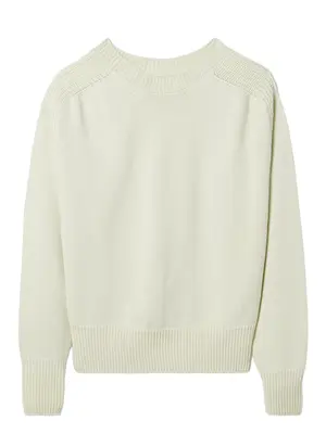 Sasuphi Cutout Cashmere Sweater - Yellow