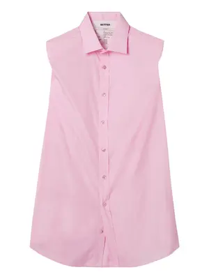 BETTTER Net Sustain Cotton-poplin Shirt - Pink