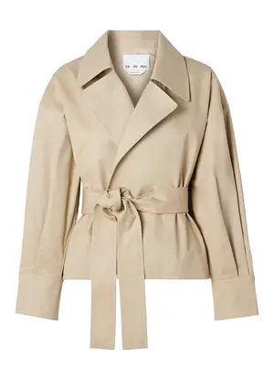 Sasuphi SASUPHI Valentina Belted Cropped Jacket Beige