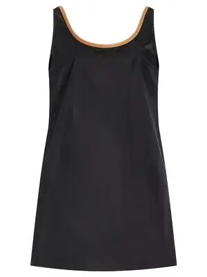 Prada Re-nylon A-line Mini Dress - Black