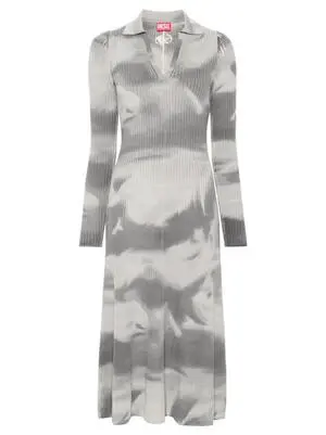 DIESEL® M-bridge Midi Dress - Grey