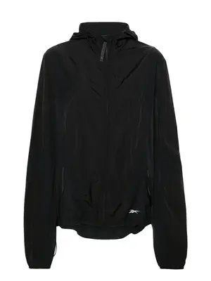REEBOK Panelled Hooded Track Jacket - Black