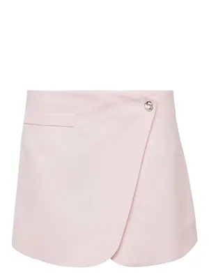 Coperni Virgin Wool Miniskirt - Pink