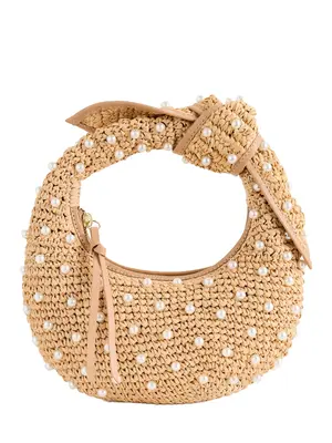 Poolside The Josie Knot Bag - Natural