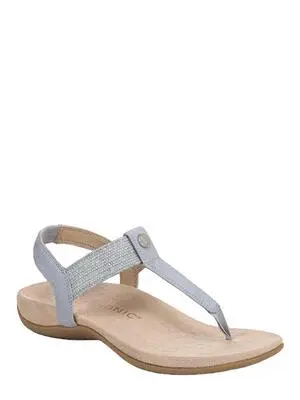Vionic Brea T-Strap Sandal Blue Mist