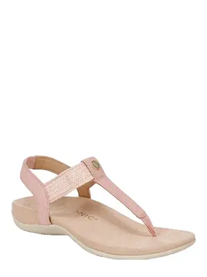 Vionic Brea T-Strap Sandal Light Pink