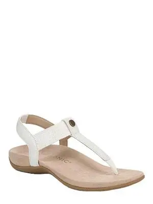 Vionic Brea T-Strap Sandal White