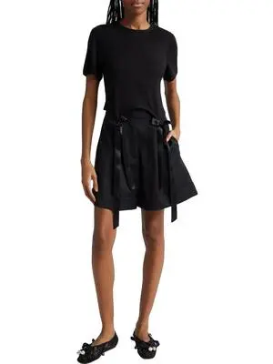 Simone Rocha Easy Bow Tails Cotton T-shirt - Black