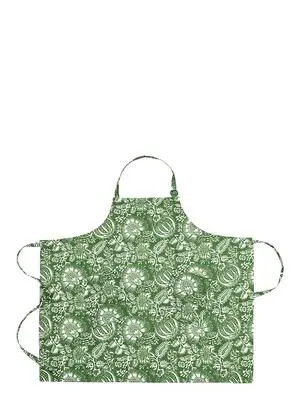 MATOUK Schumacher Linen Apron - Granada Palm