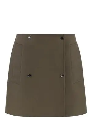 BURBERRY Cotton Mini-Skirt