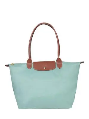 Longchamp Tote Bag With Leather Trim - Green