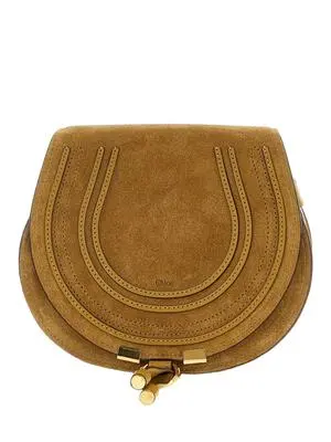 Chloé Marcie Small Crossbody Bag Beige