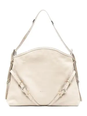 Givenchy Backpack With Logo Plaque - Beige