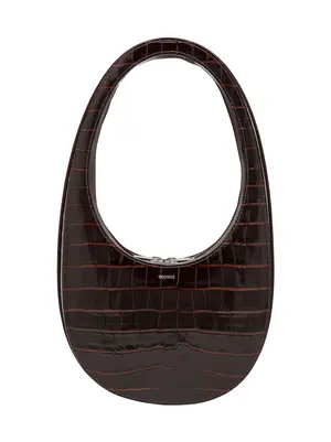 Coperni Coperni Croco Swipe Bag Brown