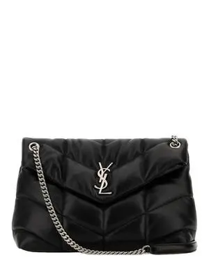 Saint Laurent Puffer Shoulder Bag - Black