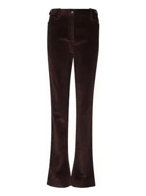 DOLCE & GABBANA Cotton-Blend Flared Trousers