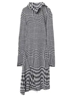 BURBERRY Burberry Houndstooth-Pattern Midi Dress