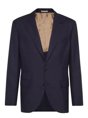 BRUNELLO CUCINELLI Single-breasted Cashmere Blazer