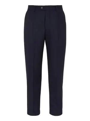 BRUNELLO CUCINELLI Brunello Cucinelli Tapered-Leg Wool Trousers