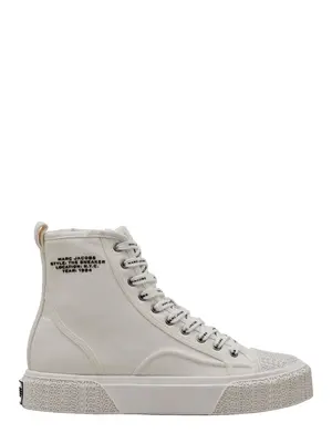 Marc Jacobs Canvas High-top Sneakers - White