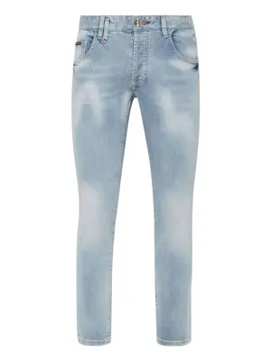 Philipp Plein Mid-rise Skinny Jeans - Blue