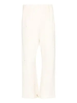 MAISON MARGIELA Cut-out Hem Track Pants - White