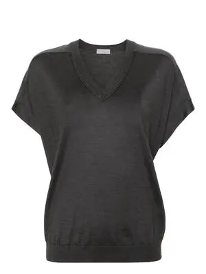 BRUNELLO CUCINELLI Brunello Cucinelli Crew-Neck Knitted T-Shirt