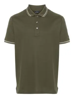 Paul & Shark Piqué Polo Shirt - Green