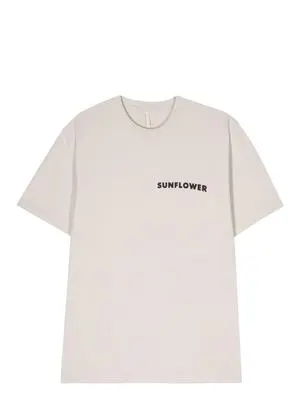 SUNFLOWER Logo-print T-shirt - Neutrals