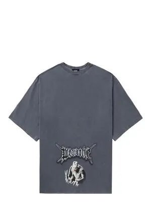 We11Done Monster Graphic-print T-shirt - Blue
