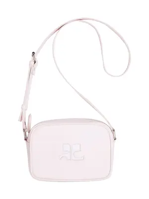 COURREGES Re-edition Leather Camera Bag - Pink