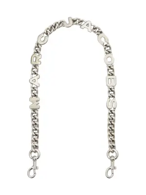 Marc Jacobs Logo Chain-link Shoulder Strap - Silver