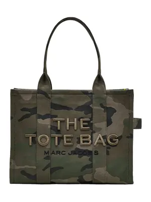 Marc Jacobs Large Camo Jacquard Tote Bag - Green