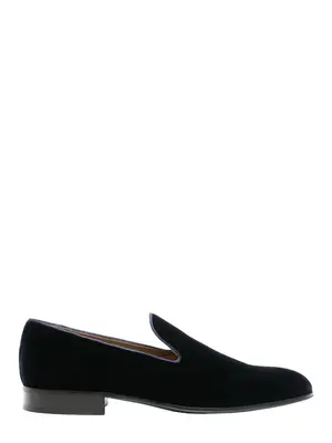 GIANVITO ROSSI Gianvito Rossi Jean Velvet Loafers