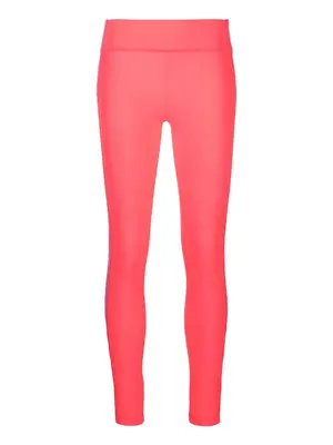 Versace Logo-tape Cropped Leggings - Pink