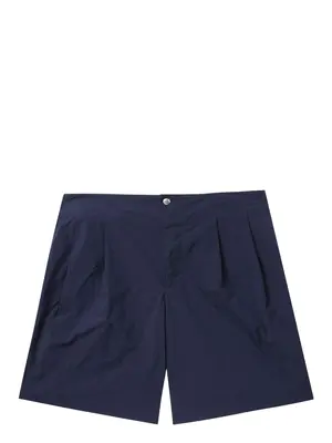 Kolor Pleated Tailored Shorts - Blue