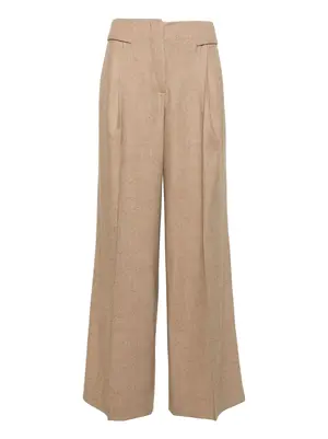 REMAIN BIRGER CHRISTENSEN REMAIN Wide-Leg Textured Trousers