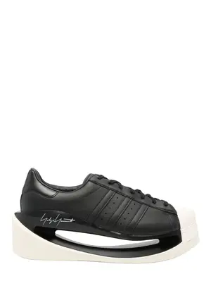 Y3 Gendo Superstar Leather Sneakers - Black