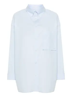 DARKPARK Nathalie Cotton Shirt - Blue