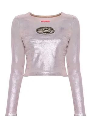 DIESEL® De-top1-fsd Crystal-embellished Top - Pink
