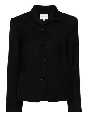 Loulou De Saison Marine Single-breasted Blazer - Black