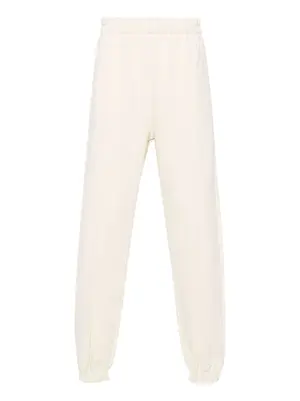 Gcds Embroidered-logo Track Pants - Neutrals